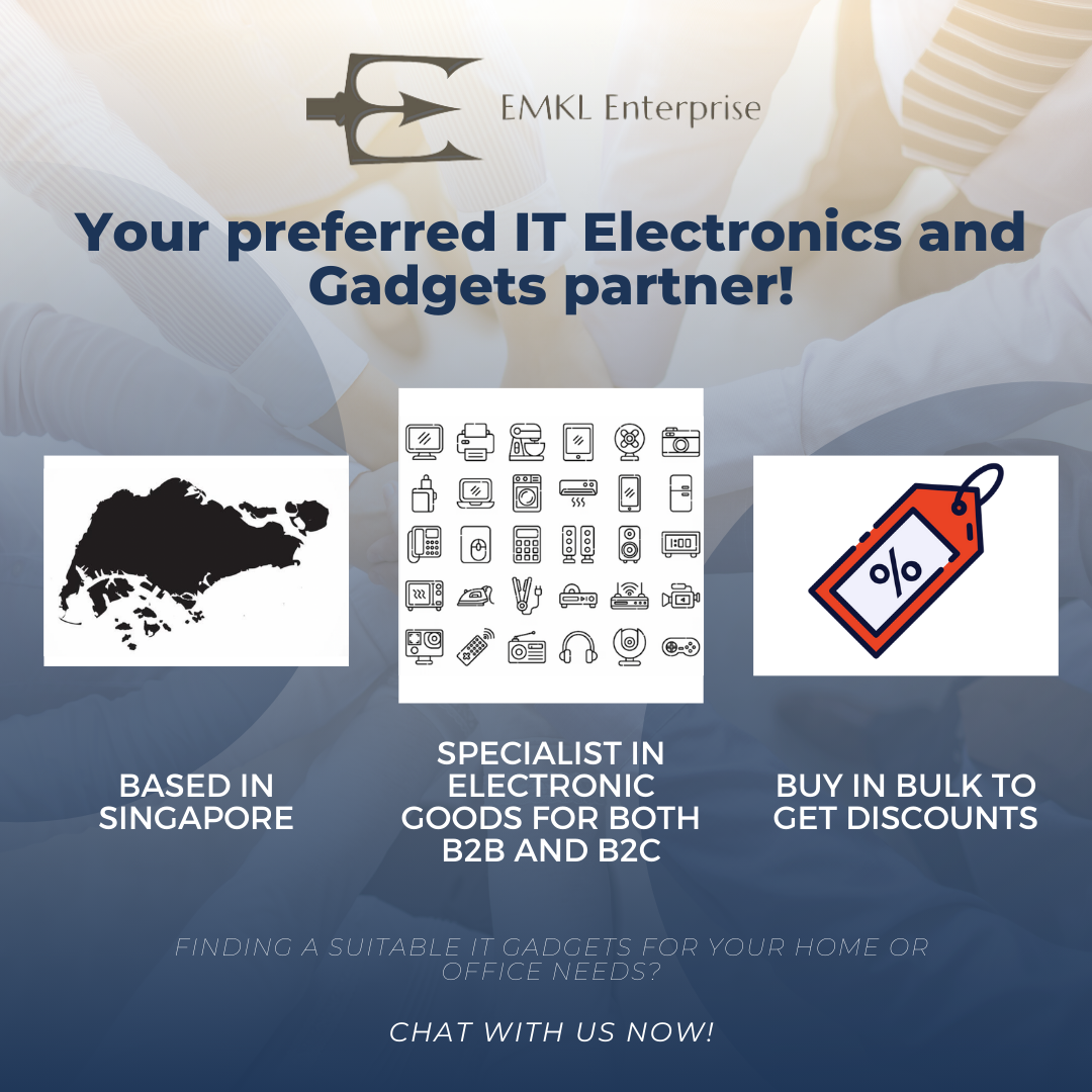EMKL Enterprie – Your preferred IT Electronics and Gadgets partner.